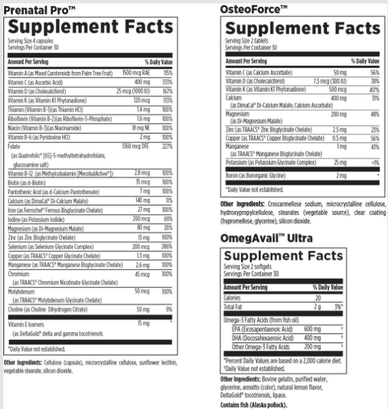 Prenatal Pro Essential Bundle – QuantumBioNutrients